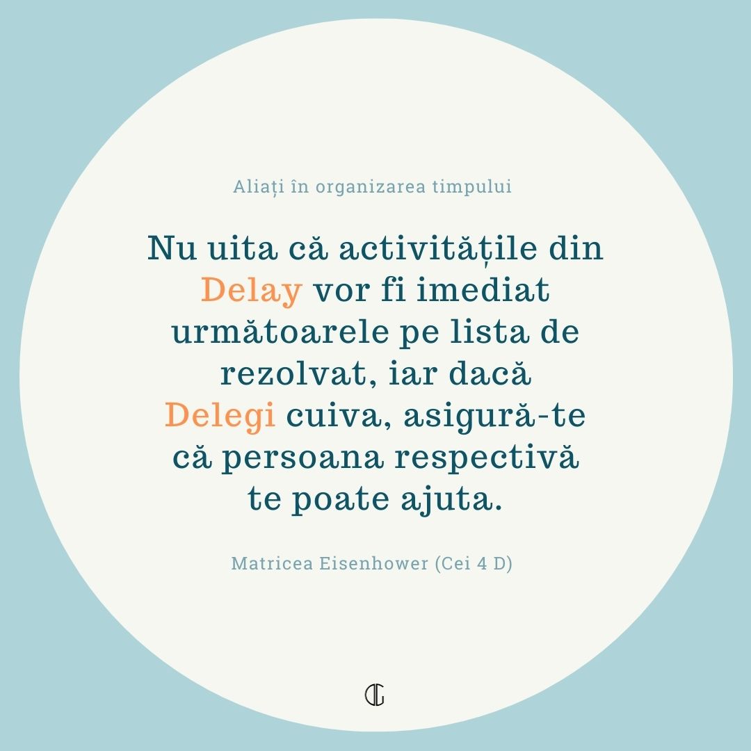 Planificare și organizarea timpului :: Denisa Jecan | Upgrade Yourself